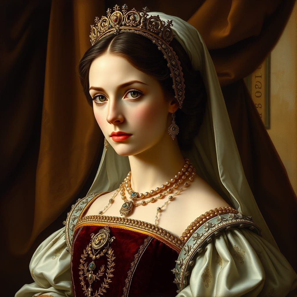 Portrait d'une princesse de l’époque de la Renaissance