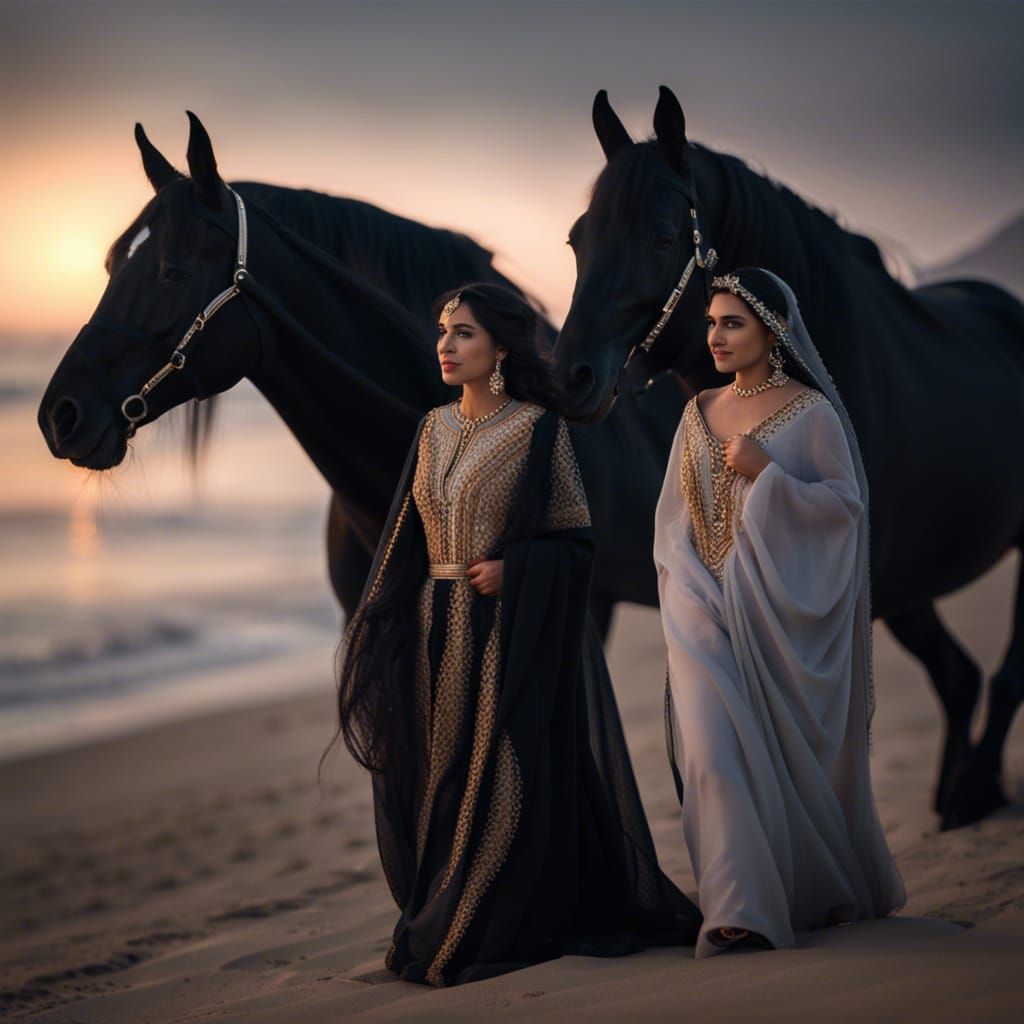 Aameera and Tammuz - AI Generated Artwork - NightCafe Creator