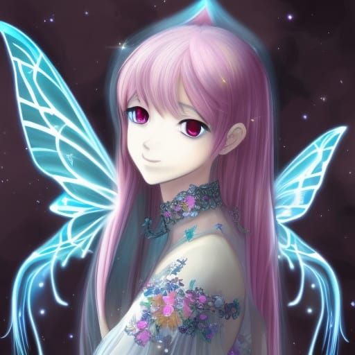Sweet fairy - AI Generated Artwork - NightCafe Creator