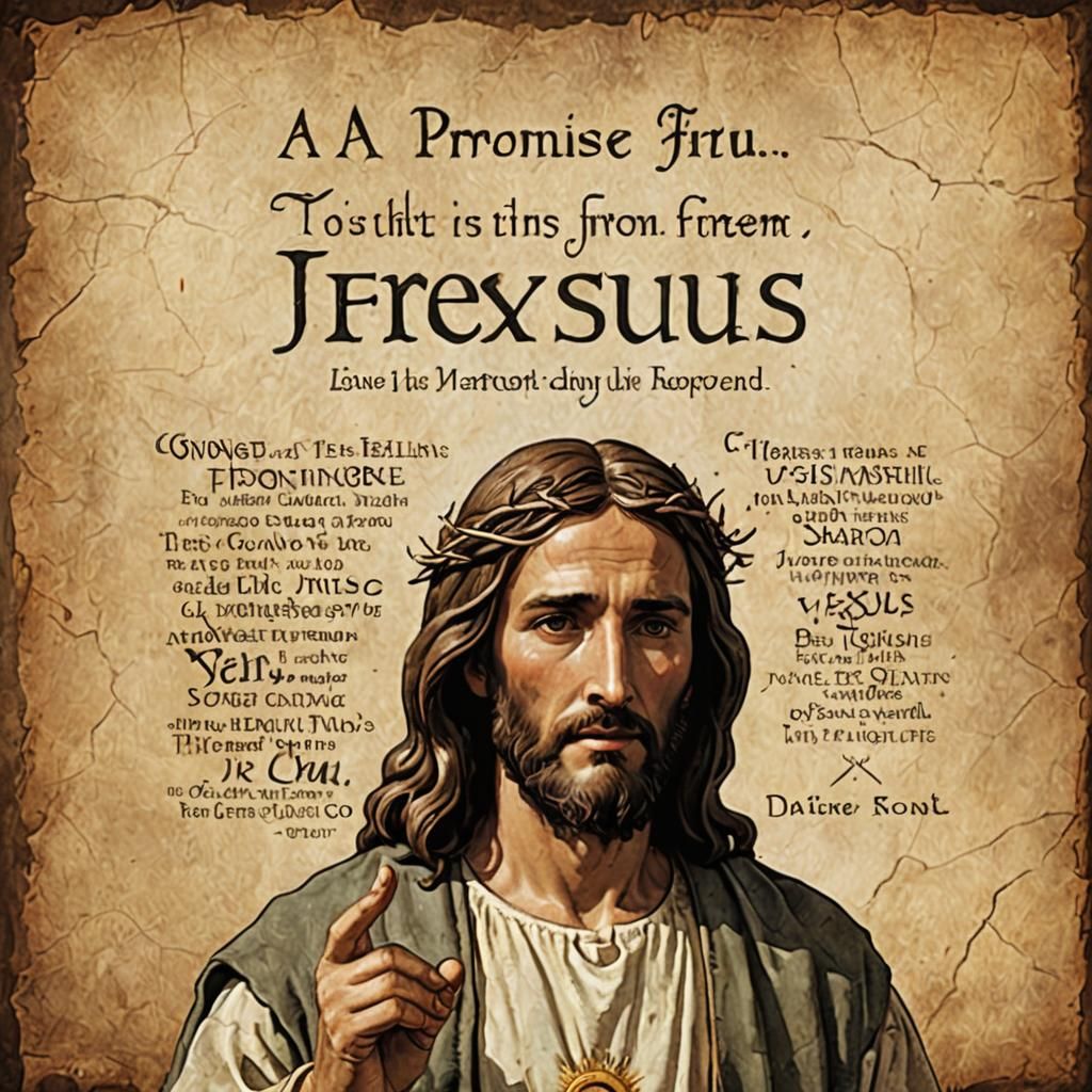 A promise from jesus - AI Generated Artwork - NightCafe Creator