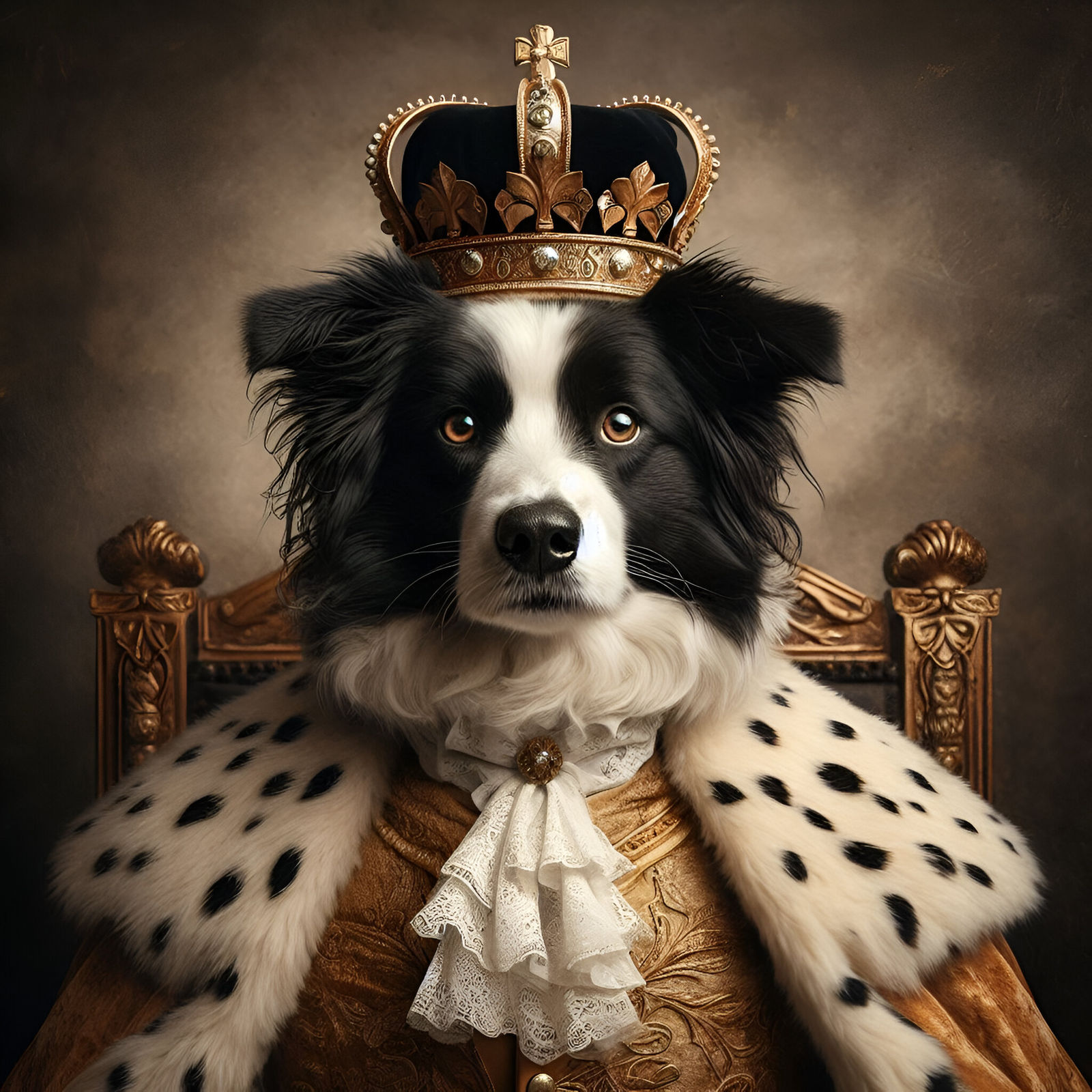 Victorian King Collie - AI Generated Artwork - NightCafe Creator
