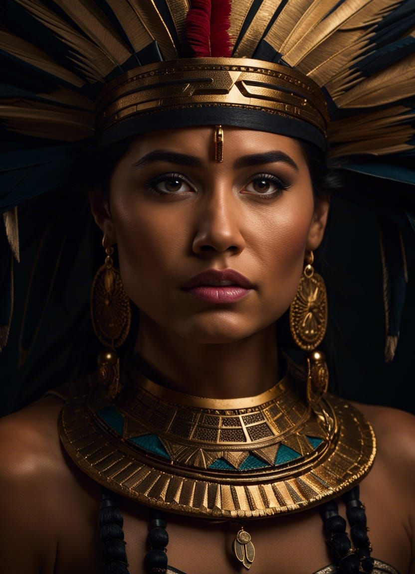 Aztec Princesses - AI Generated Artwork - NightCafe Creator