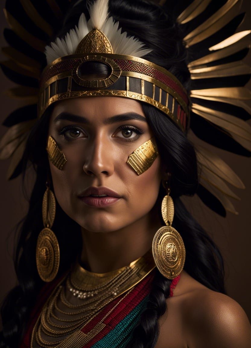 Aztec Princesses - AI Generated Artwork - NightCafe Creator