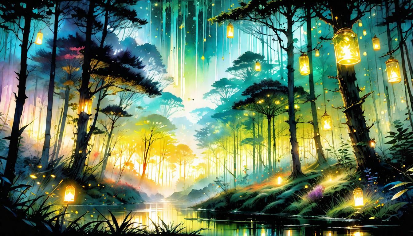 Magical Forest - AI Generated Artwork - NightCafe Creator