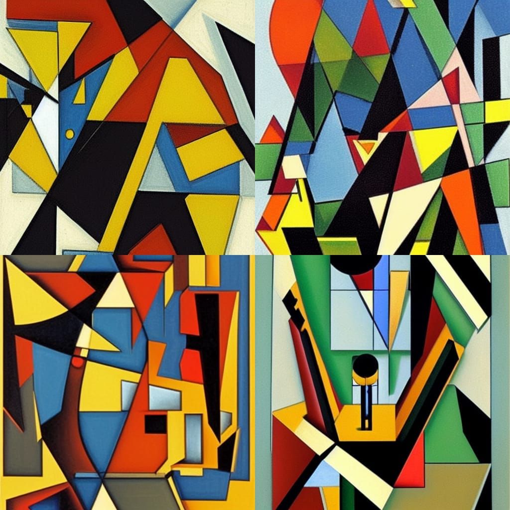 An android is telling me what it's like to be autistic abstract cubism ...