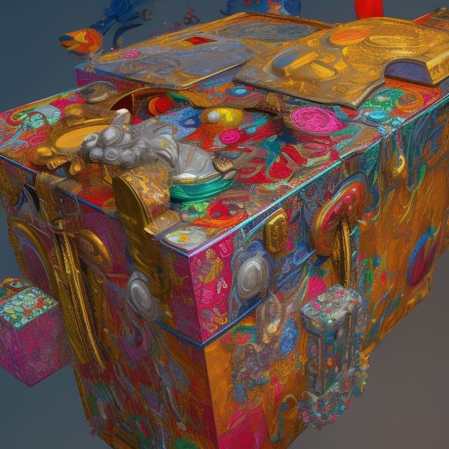 My question to you is "What would reside within this chest? " - AI ...