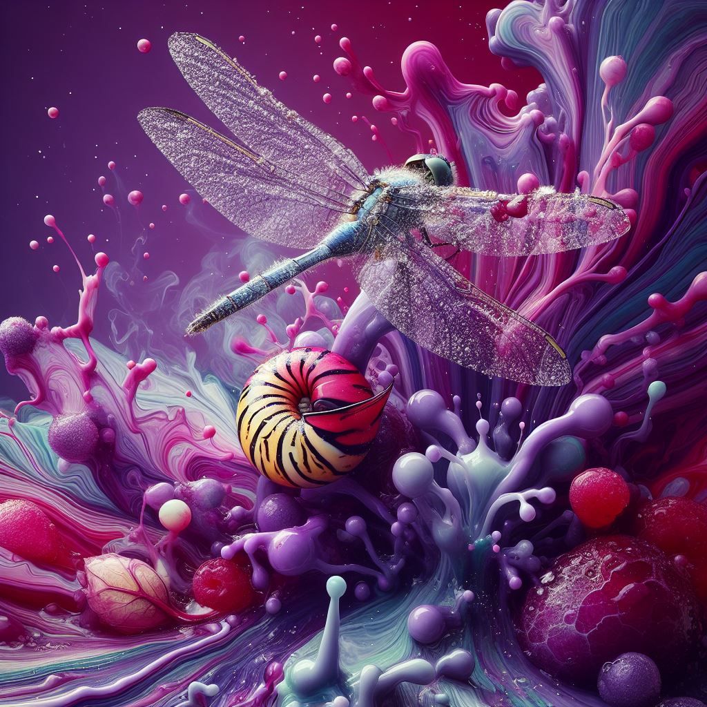 Libellule / Dragonfly ⁴ - AI Generated Artwork - NightCafe Creator