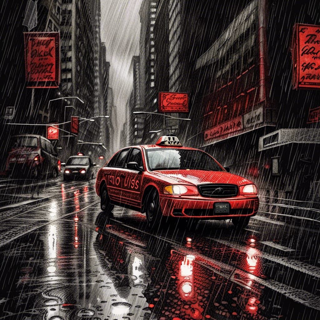 Red Cab. - AI Generated Artwork - NightCafe Creator