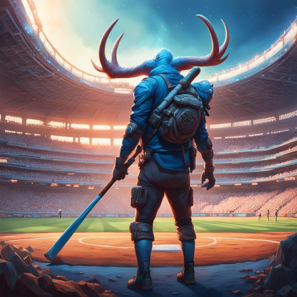 Galactic Baseball - AI Generated Artwork - NightCafe Creator