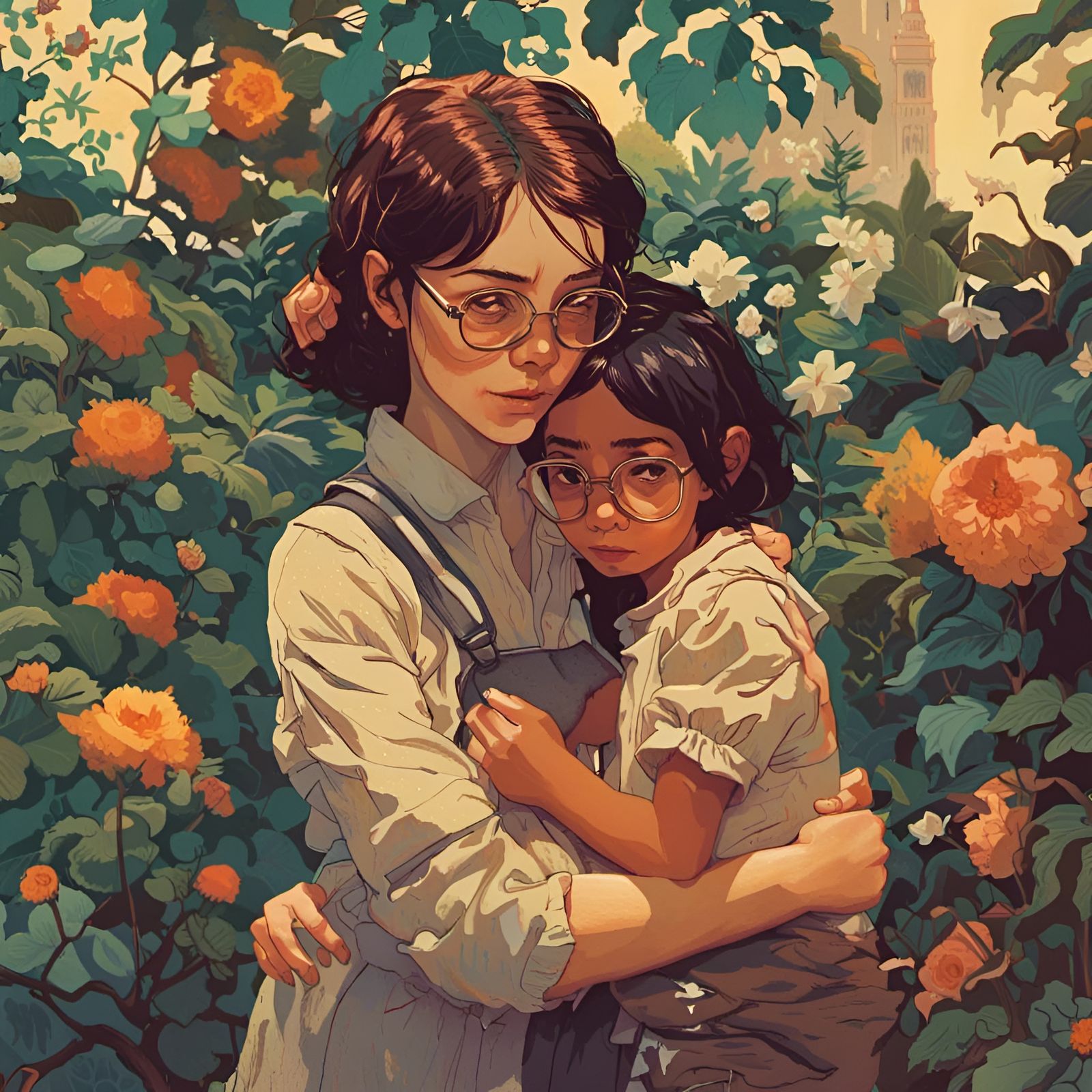 Hush my darling - AI Generated Artwork - NightCafe Creator