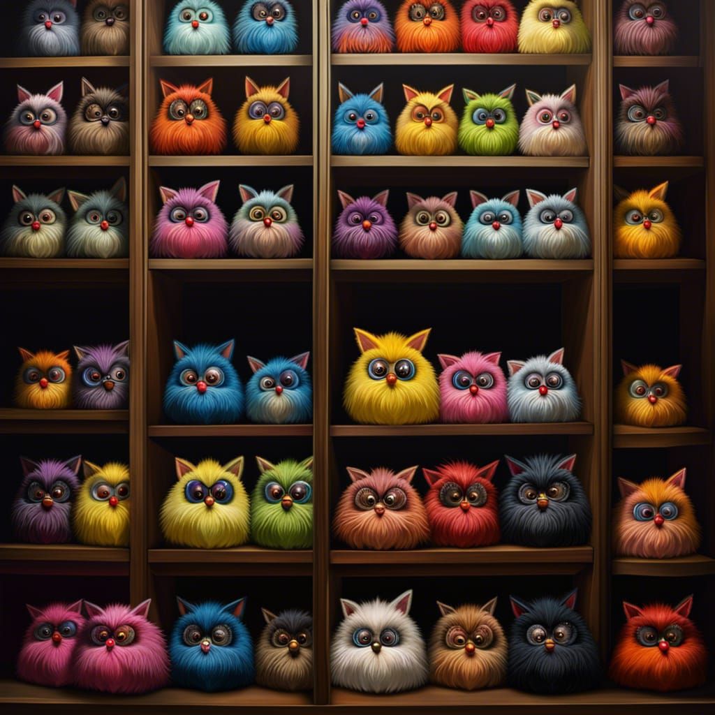 Furby Museum - AI Generated Artwork - NightCafe Creator