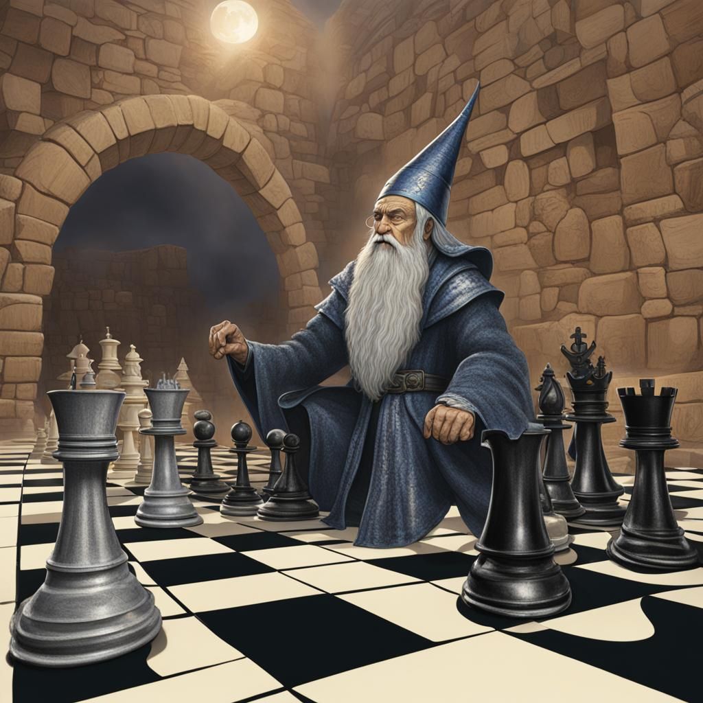 Wizard chess - AI Generated Artwork - NightCafe Creator
