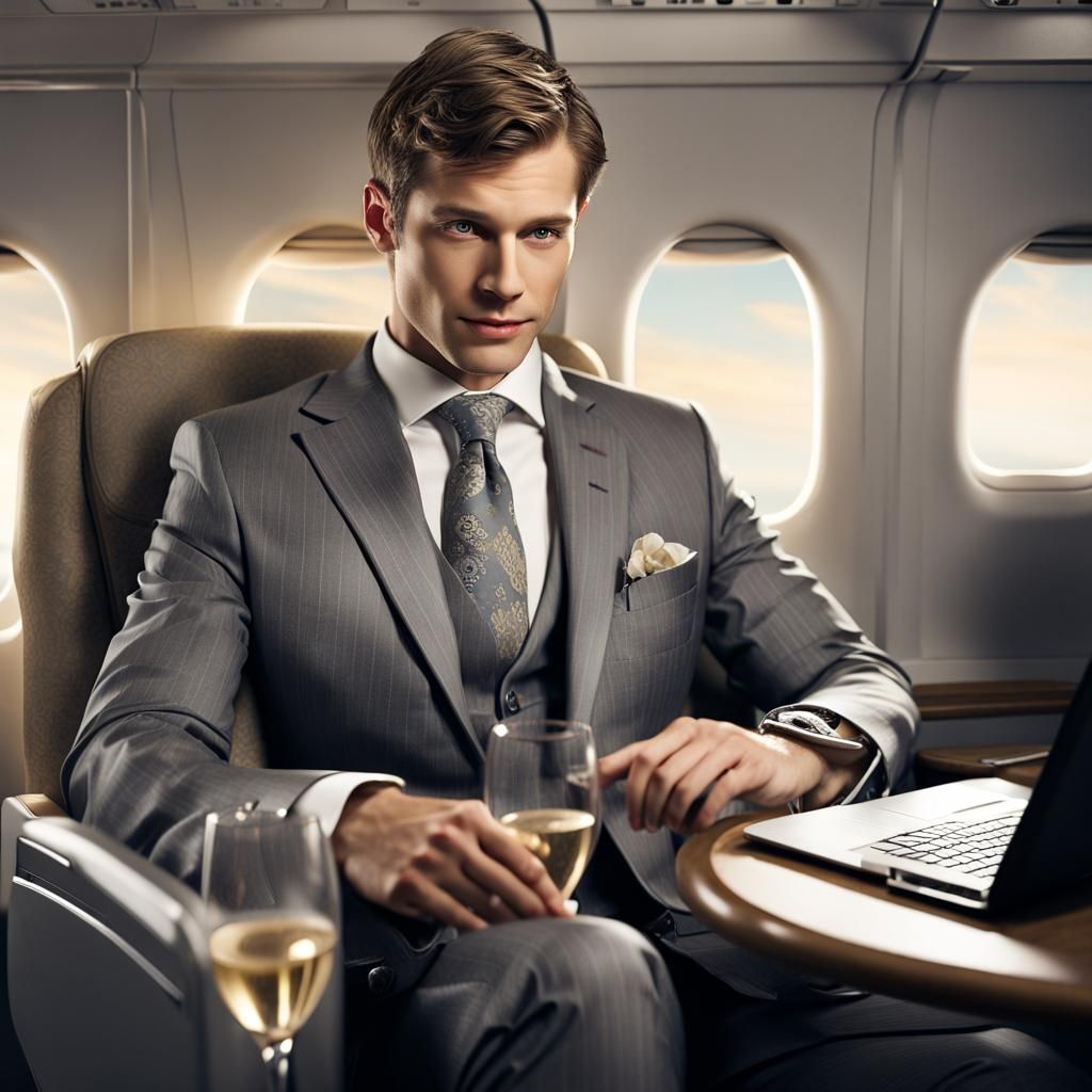 First-Class Man - AI Generated Artwork - NightCafe Creator