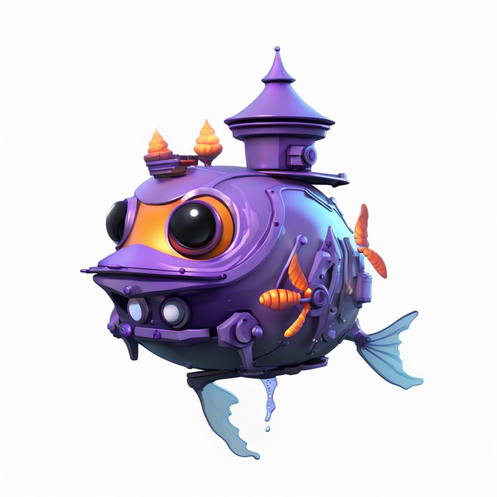 Mechanically Augmented Goldfishy. Wow Nice!