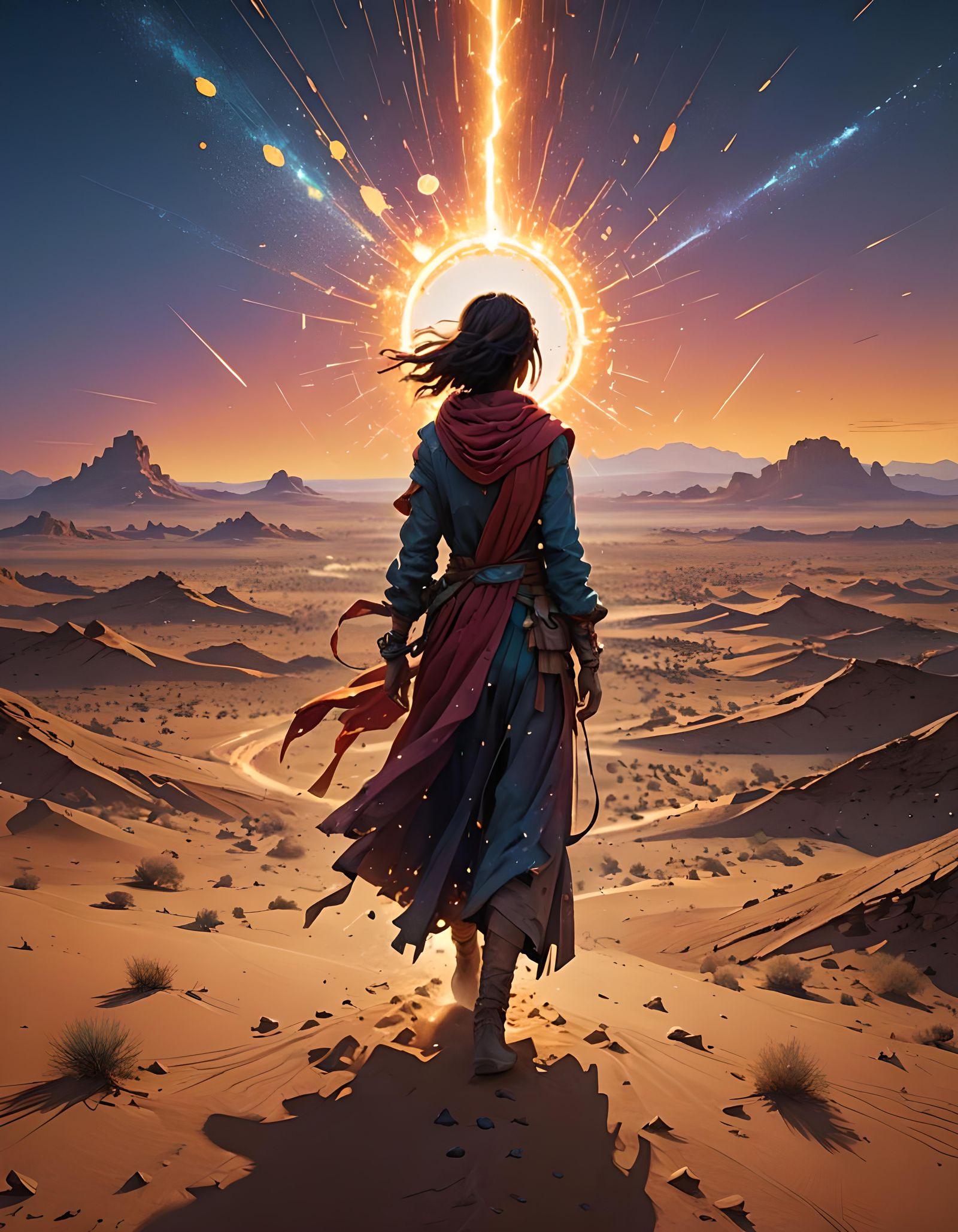 Wanderer of the Desert - AI Generated Artwork - NightCafe Creator