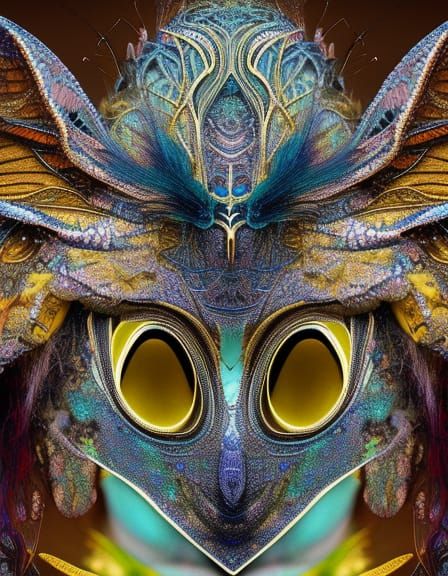 Beautiful Insect woman 3 - AI Generated Artwork - NightCafe Creator