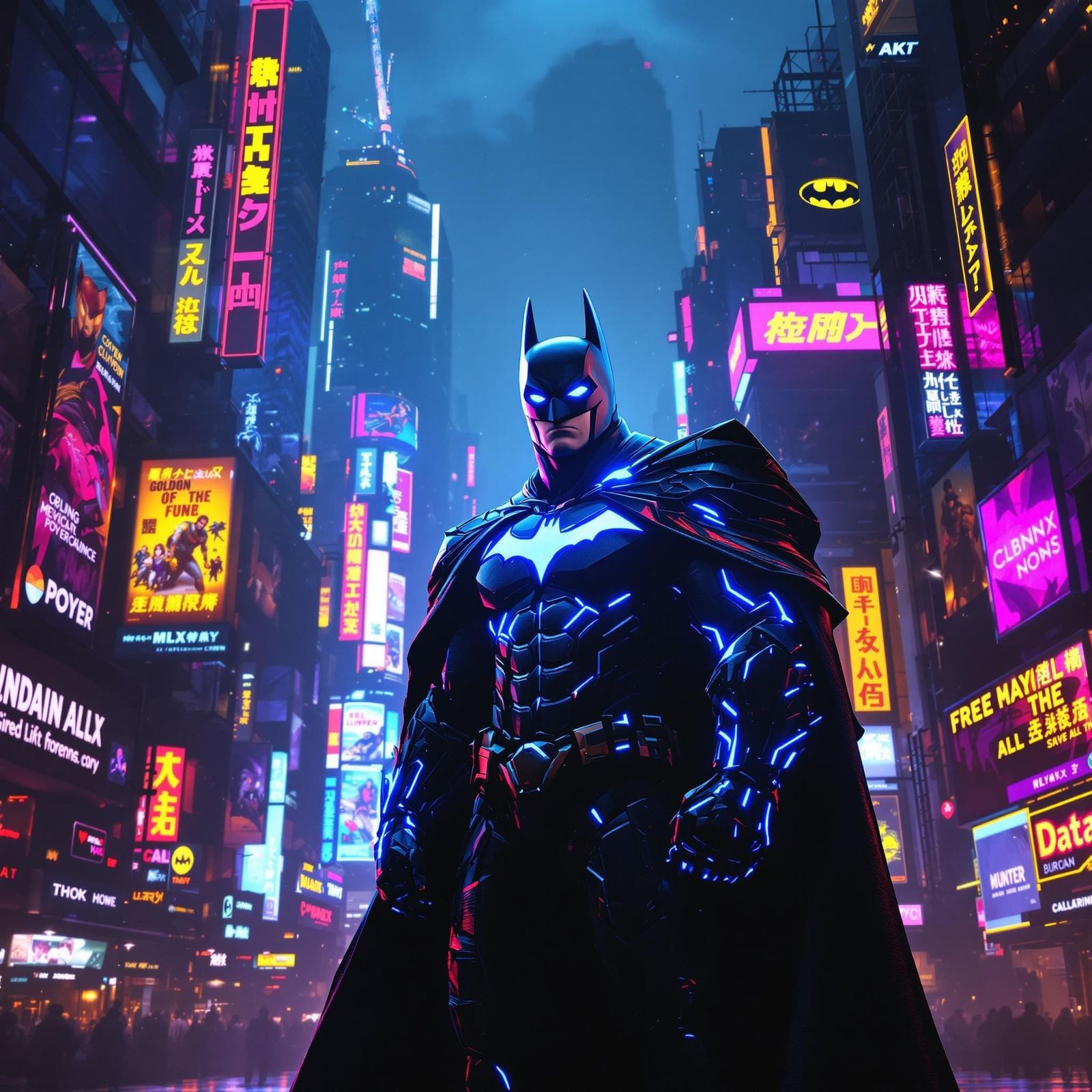 Batman Capital City 2025 NFT - Batman in a Futuristic Cybe...