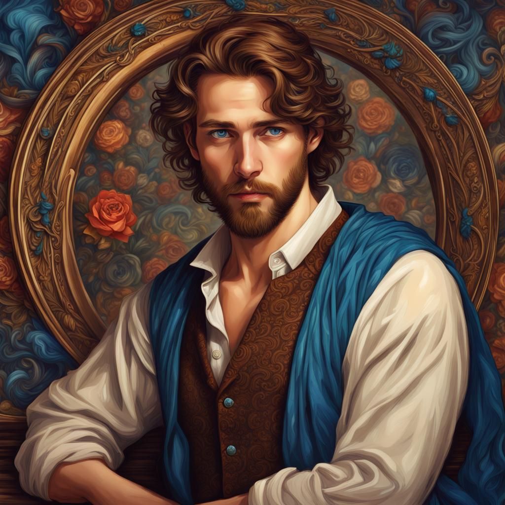 Young handsome man - AI Generated Artwork - NightCafe Creator