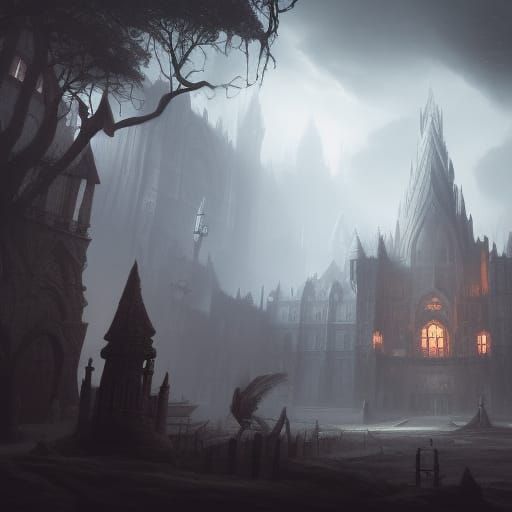 Dark Academy - AI Generated Artwork - NightCafe Creator