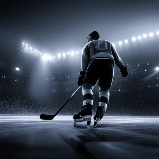 Hockey Player - AI Generated Artwork - NightCafe Creator