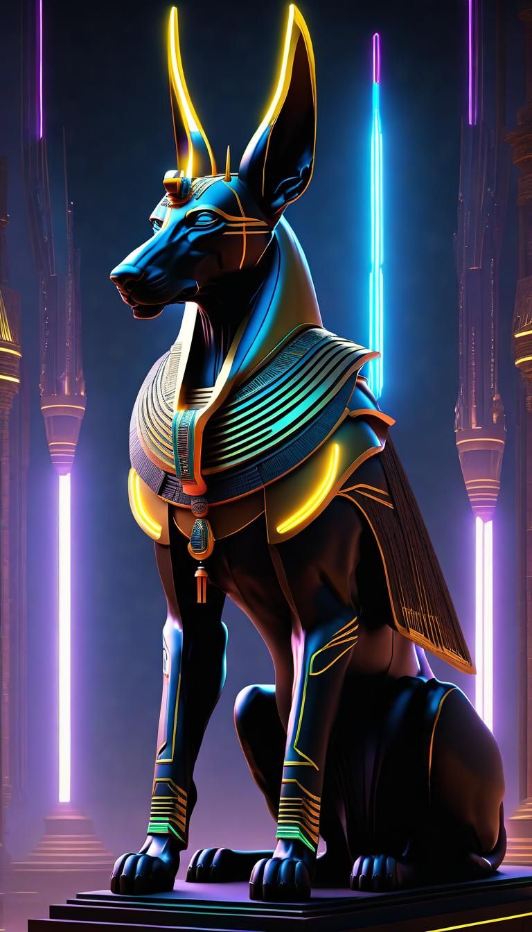 Anubis - AI Generated Artwork - NightCafe Creator