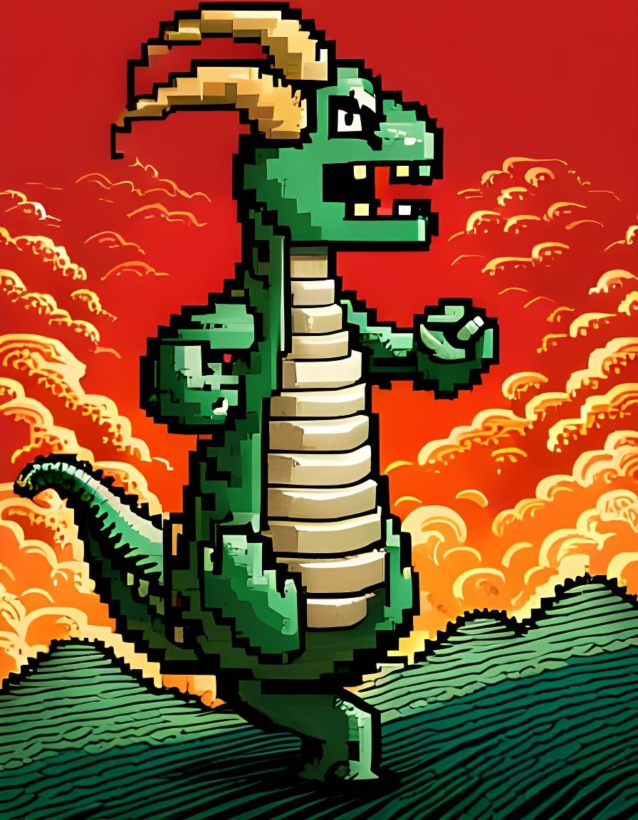 Trogdor the Burninator!!! - AI Generated Artwork - NightCafe Creator