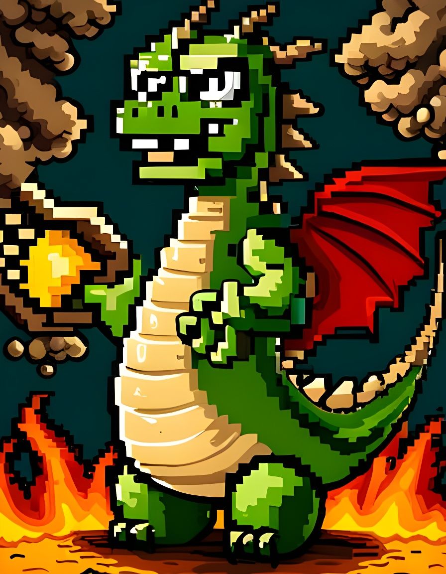 Trogdor the Burninator…With Consummate V’s!!! - AI Generated Artwork ...