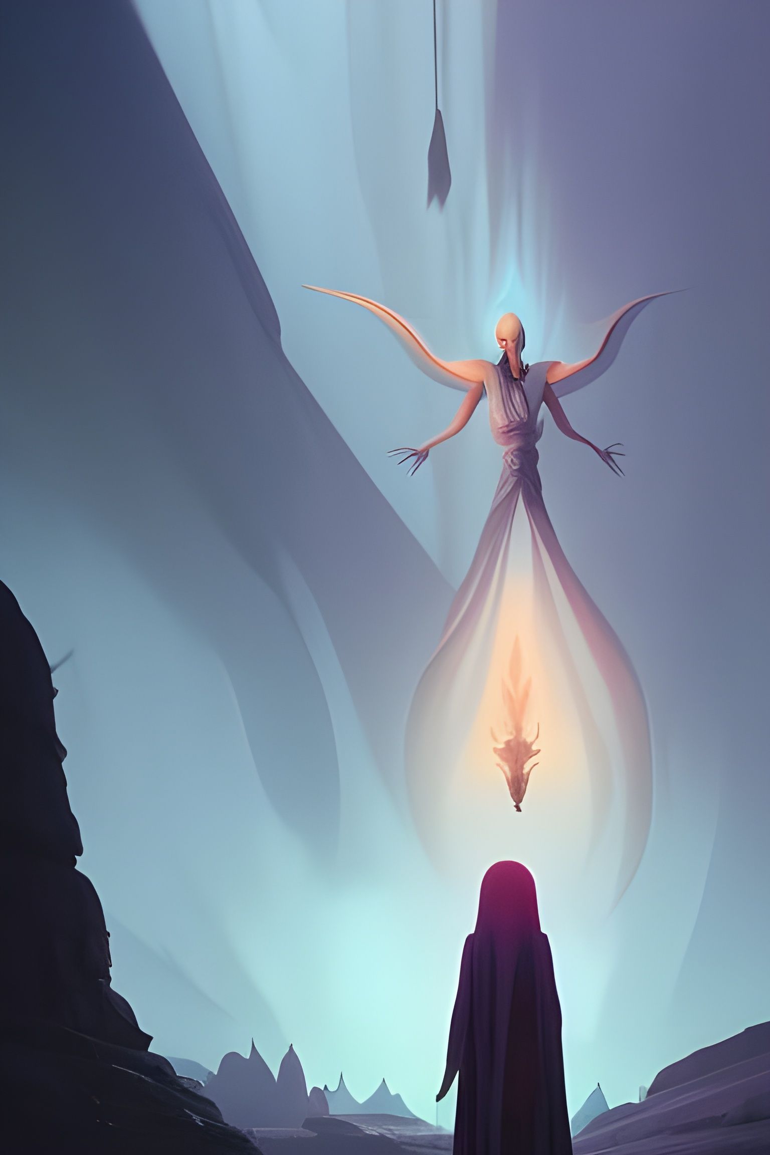 Summoning a God - AI Generated Artwork - NightCafe Creator