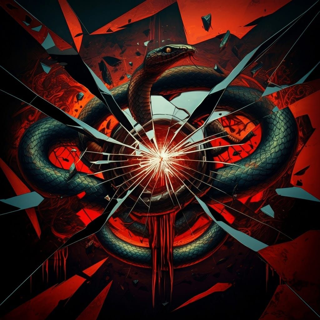 snakepit poetry - Fragmented Psyche in Turmoil