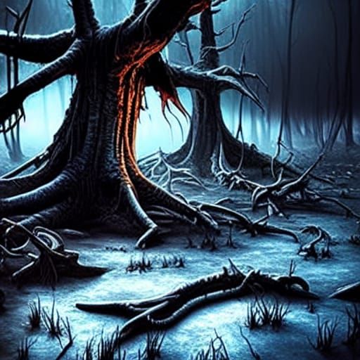 Forest of the Revenant 14 - AI Generated Artwork - NightCafe Creator