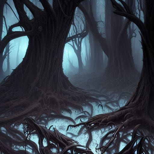 Forest of the Revenant 14 - AI Generated Artwork - NightCafe Creator