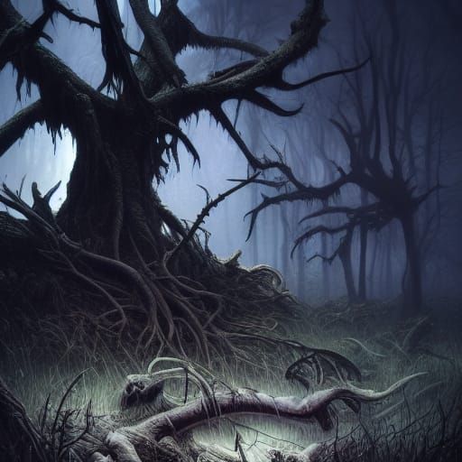 Forest of the Revenant 14 - AI Generated Artwork - NightCafe Creator