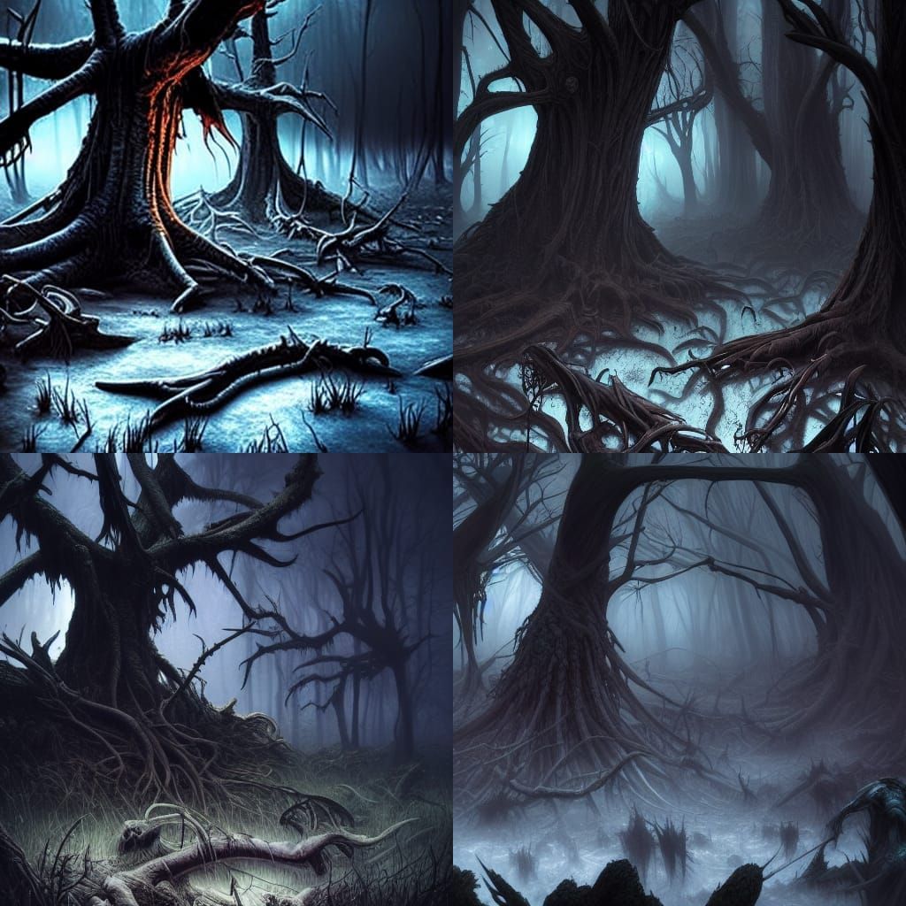 Forest of the Revenant 14 - AI Generated Artwork - NightCafe Creator