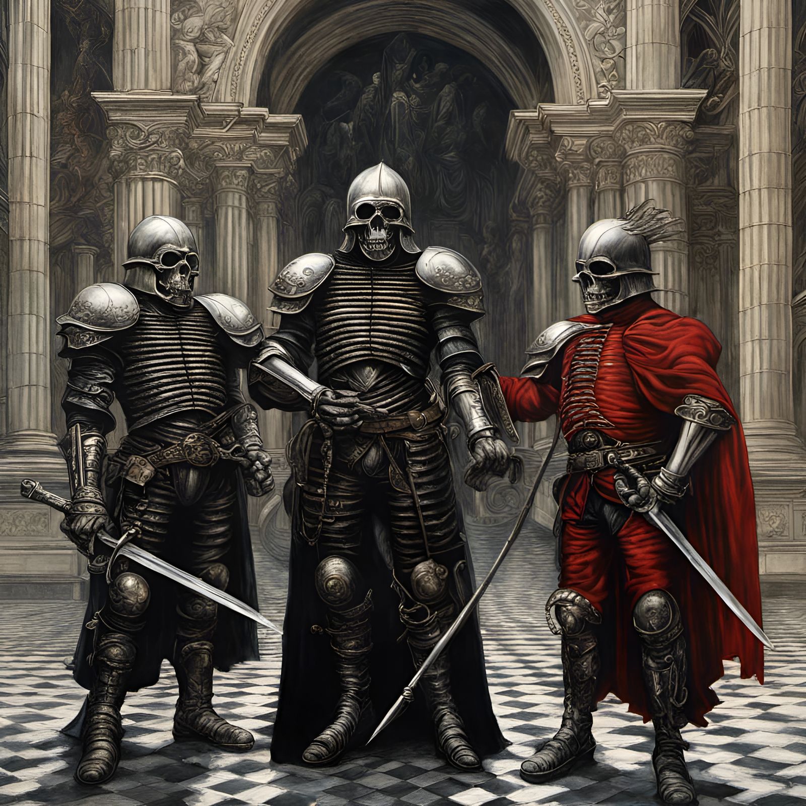 Flowerhouse' The Dictator's Bodyguards - AI Generated Artwork ...