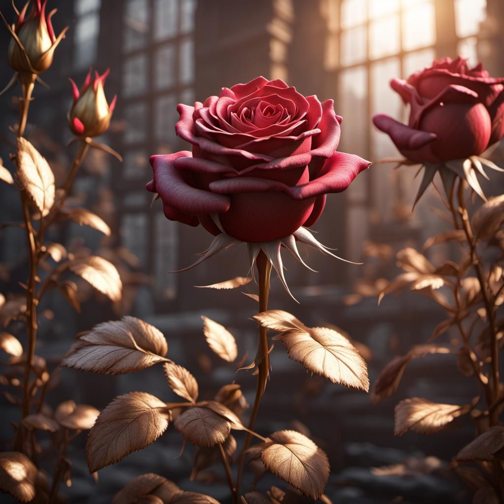 A rose - AI Generated Artwork - NightCafe Creator