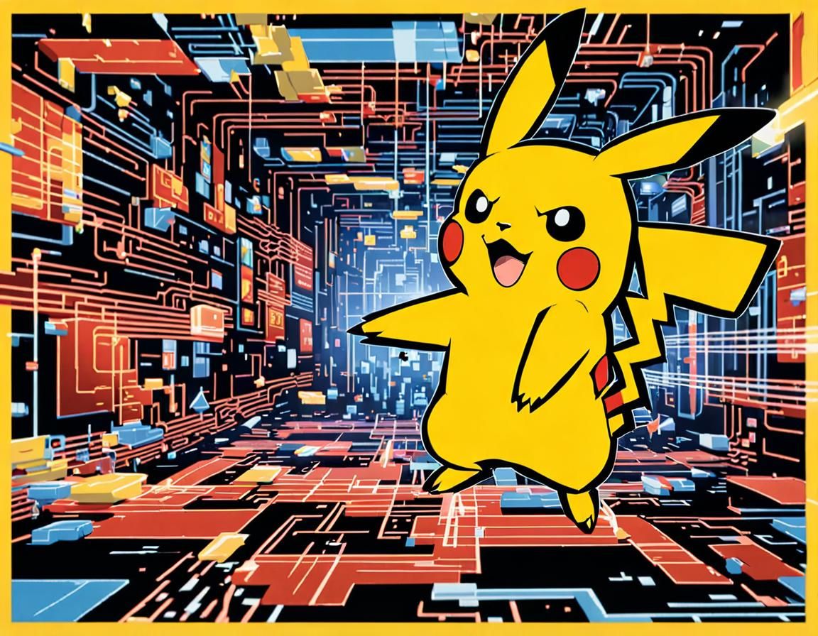 Pikachu Smash Brothers Switch Background - AI Generated Artwork ...