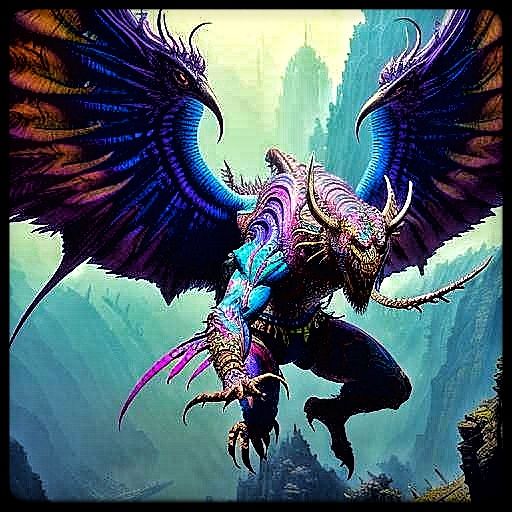 A Vicious Flying Beastie - AI Generated Artwork - NightCafe Creator