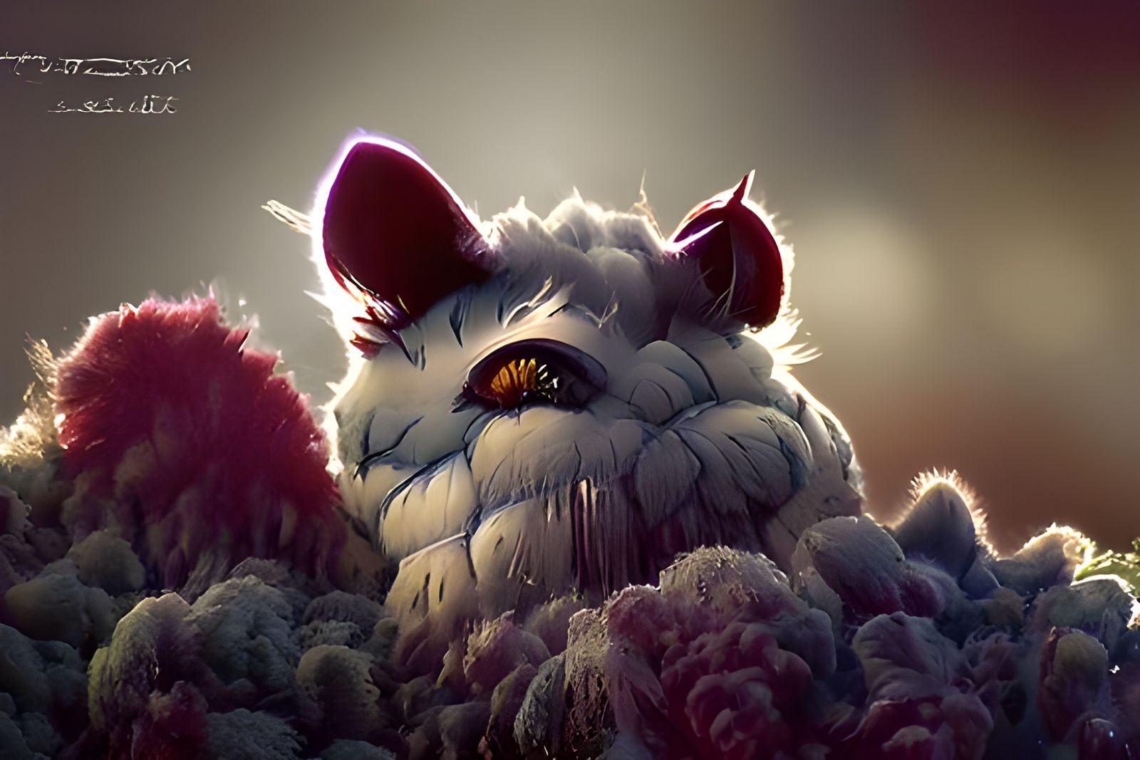 Fluffy Demon - AI Generated Artwork - NightCafe Creator