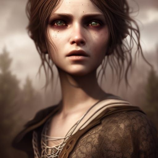 strange girl 2 - AI Generated Artwork - NightCafe Creator