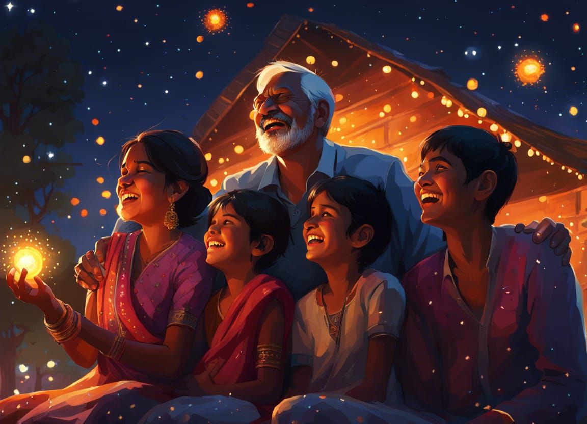 It's diwali - AI Generated Artwork - NightCafe Creator