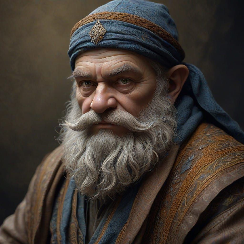 Grizzled Gruff Dwarf Rune Carver - Baroque Dwarf Rune Carver...