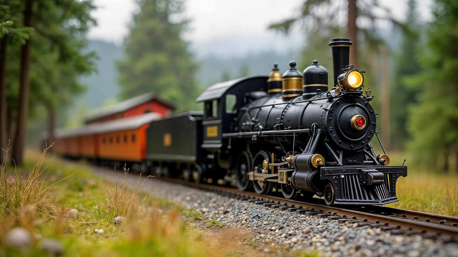 Miniature 1800s Train Set - Miniature 1800s Train Set