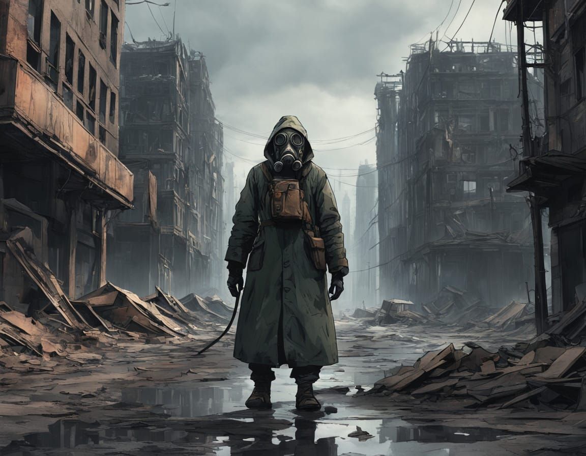 The year 2025 could be like this: Post-apocalyptic life, cities in ...
