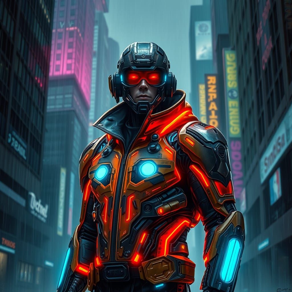 Futuristic Fireman - Futuristic Fireman