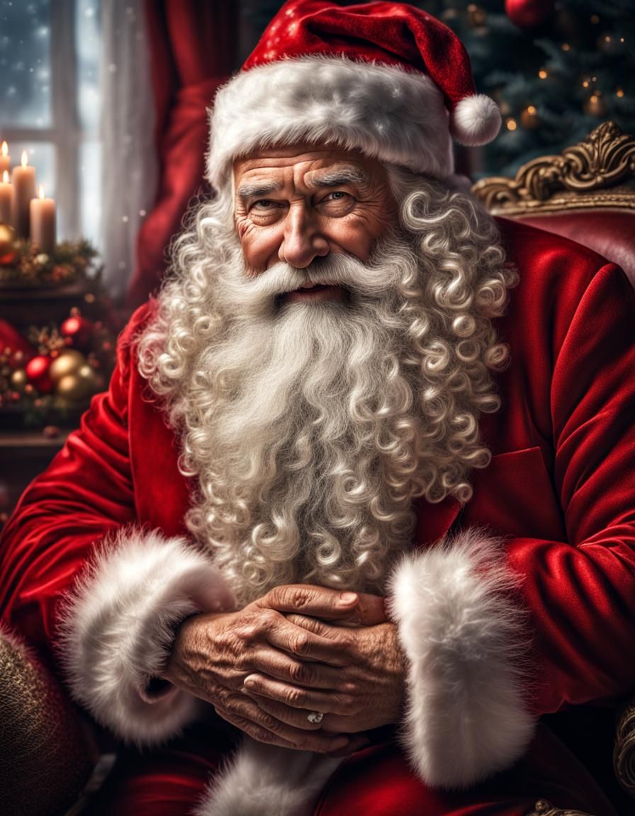 Father christmas - AI Generated Artwork - NightCafe Creator