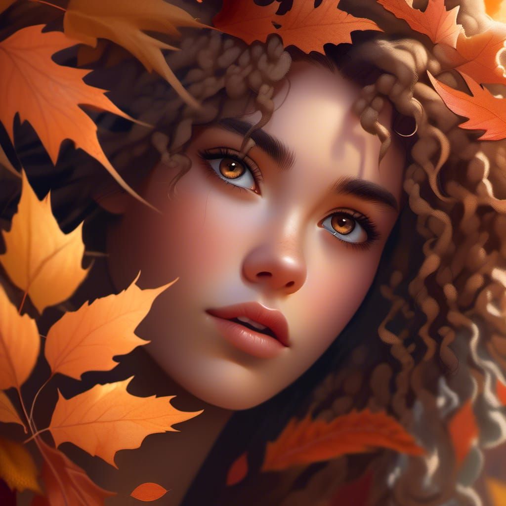 autumn portrait - AI Generated Artwork - NightCafe Creator