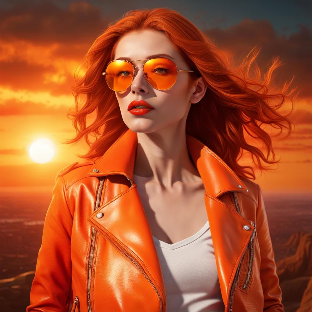 Orange is the color - AI Generated Artwork - NightCafe Creator