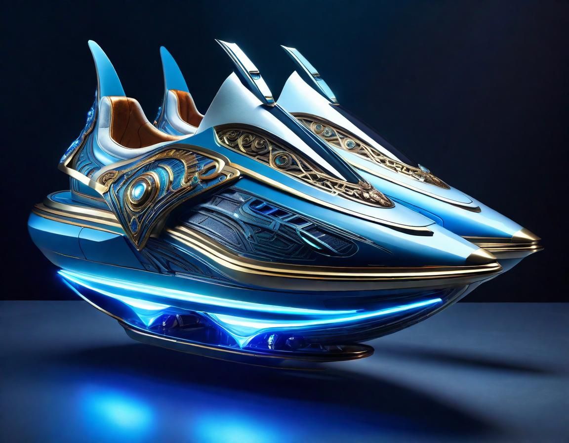 Futuristic Hovering shoes v6 - AI Generated Artwork - NightCafe Creator