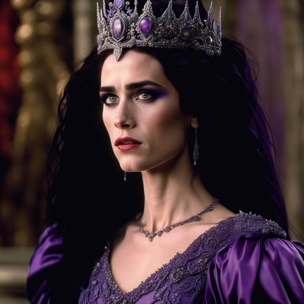 DVD screengrab of labyrinth 1986, castle scene, raven queen ever after ...