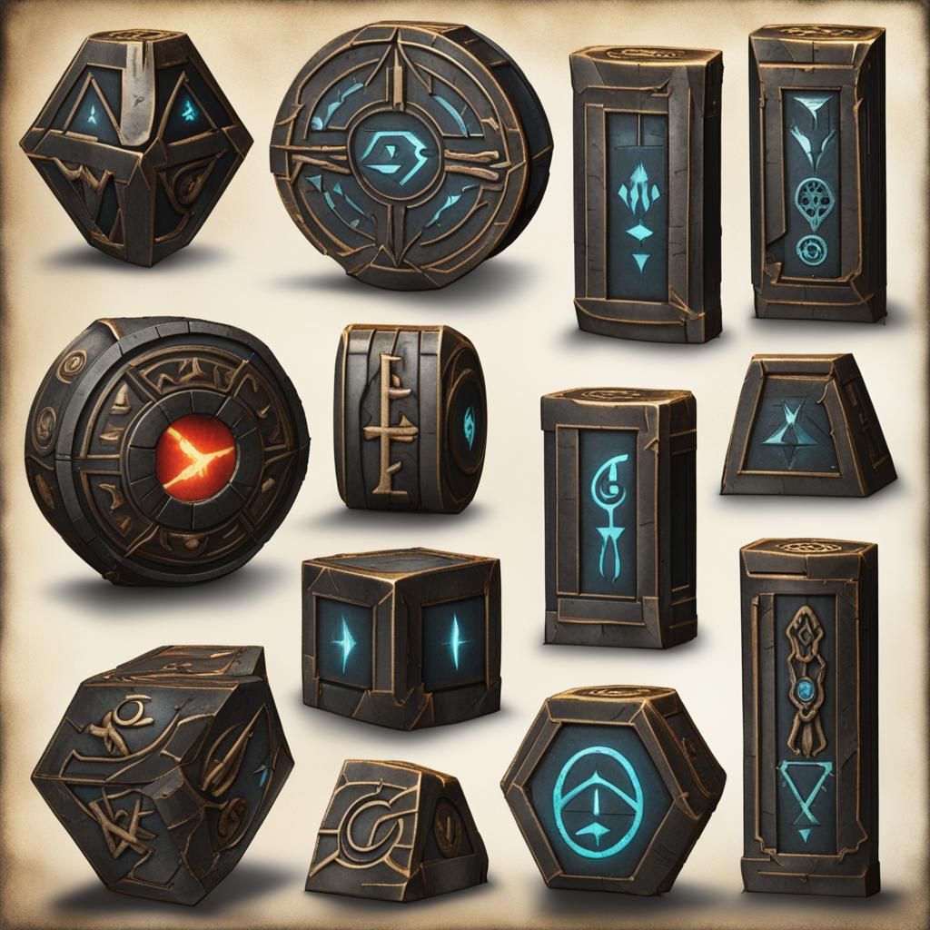 Arcane beads and baubles - AI Generated Artwork - NightCafe Creator